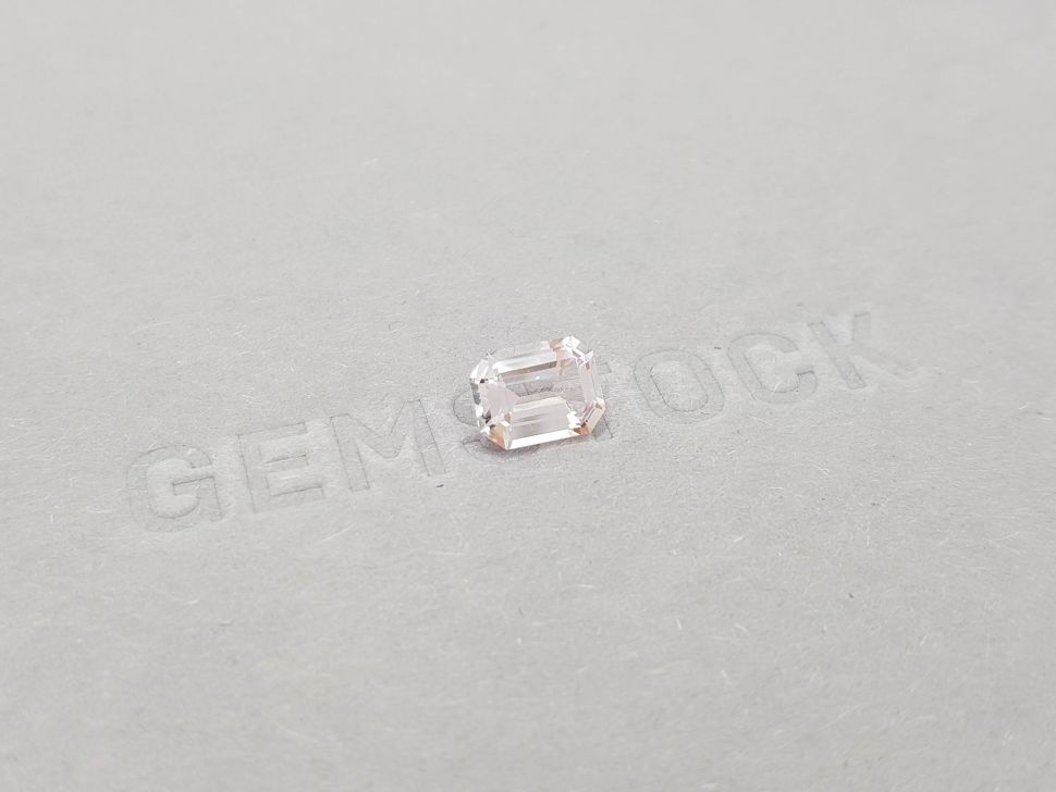 African morganite 1.25 ct octagon cut price $80