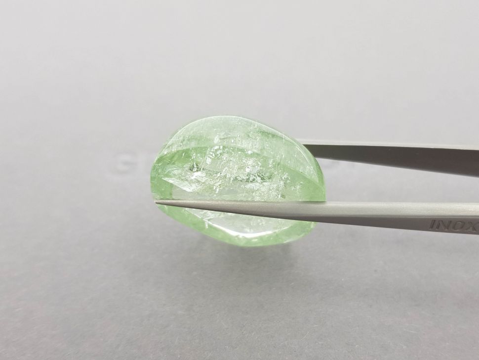 Cabochon cut beryl 49.71 carats, Sherlova Gora price $1,500